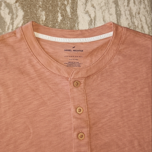 Daniel Hechter | Shirts | Daniel Hector Paris Mens Soft Modal Henley ...